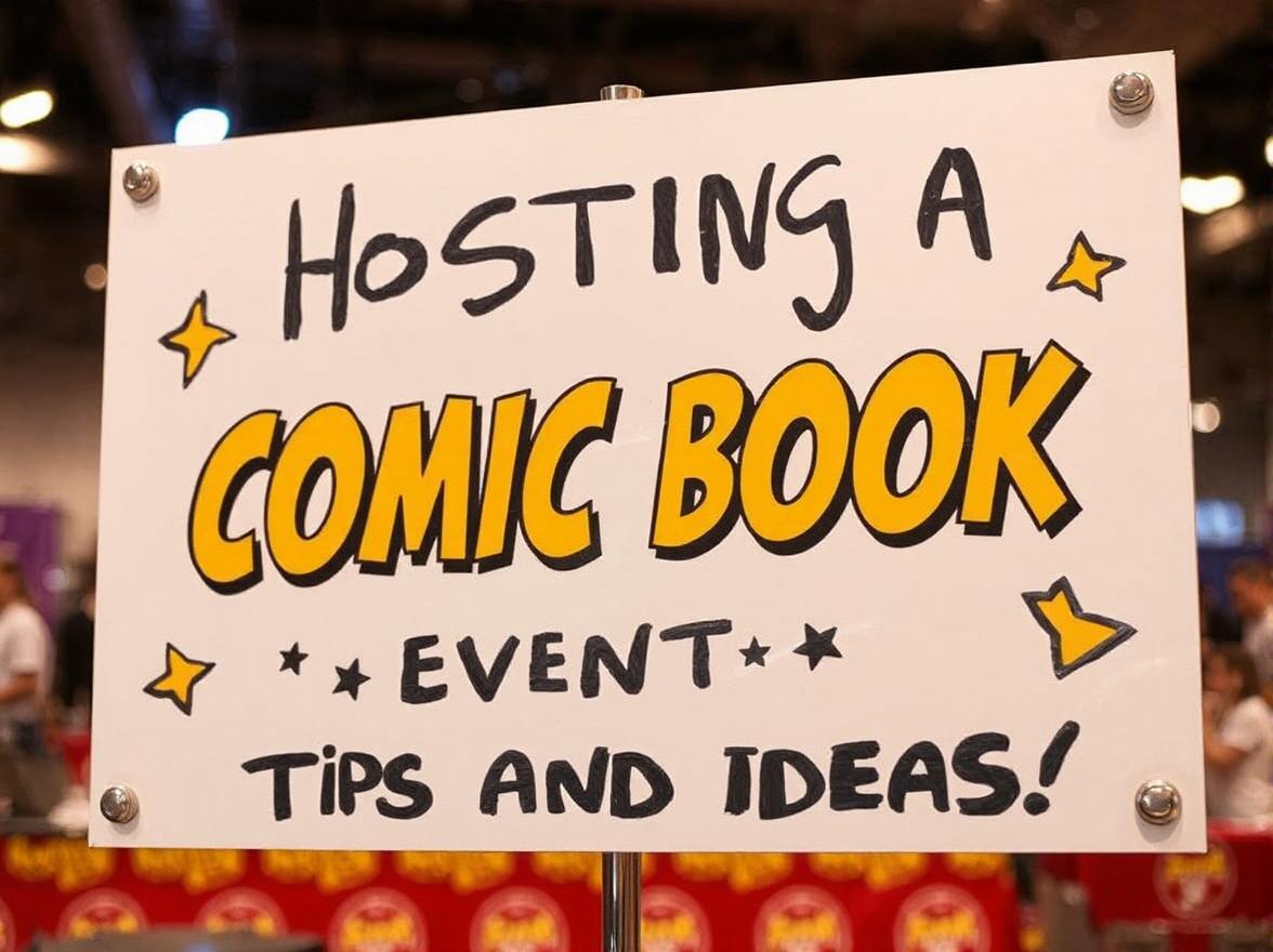 Hosting a Comic Book Event: Tips and Ideas — Captive Audience Comics