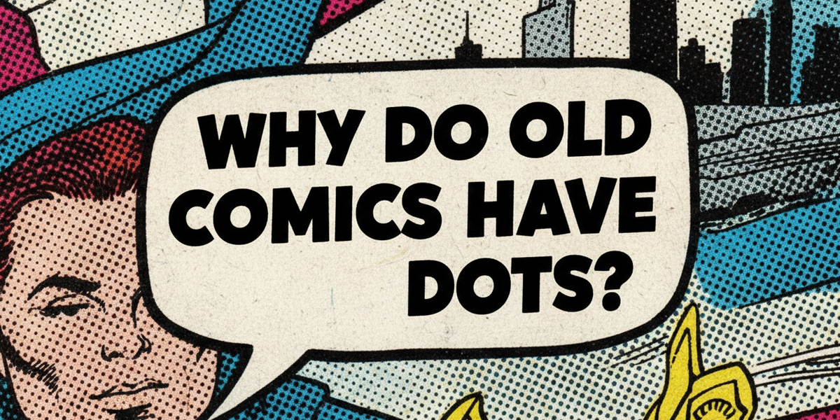 Why Do Old Comics Have Dots? The Story Behind the Ben-Day Printing Pro ...