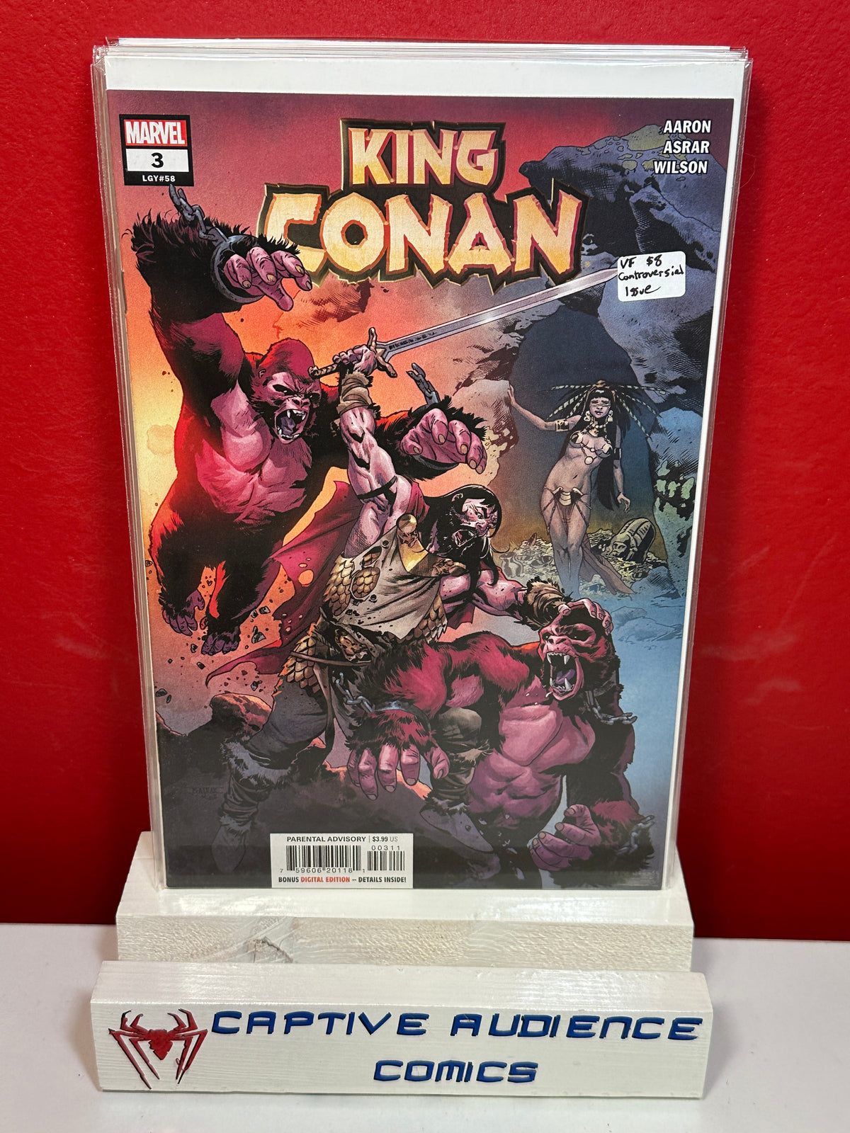 King Conan #3 - Controversial Issue - VF — Captive Audience Comics