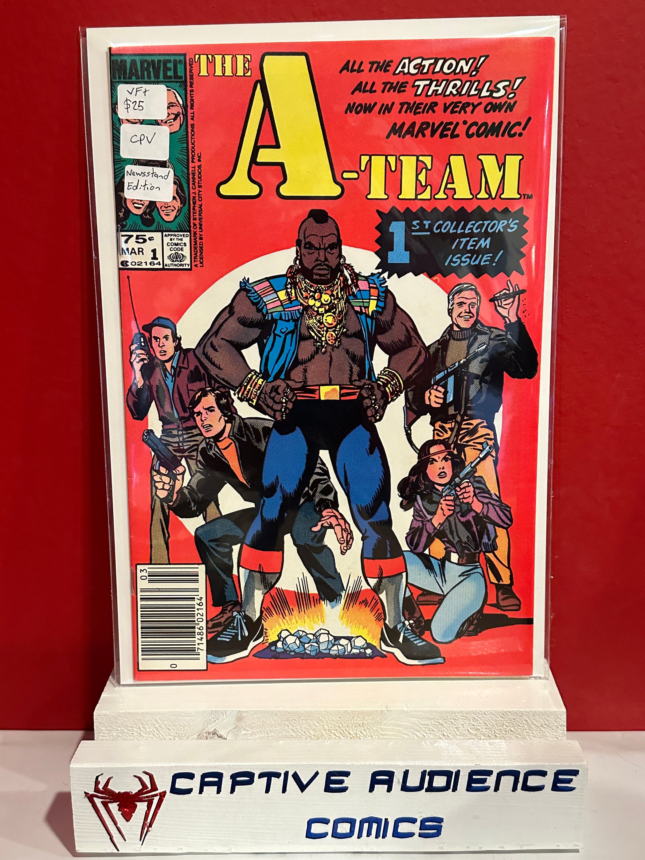 A-Team, The #1 - CPV - Newsstand Edition - VF+ — Captive Audience Comics