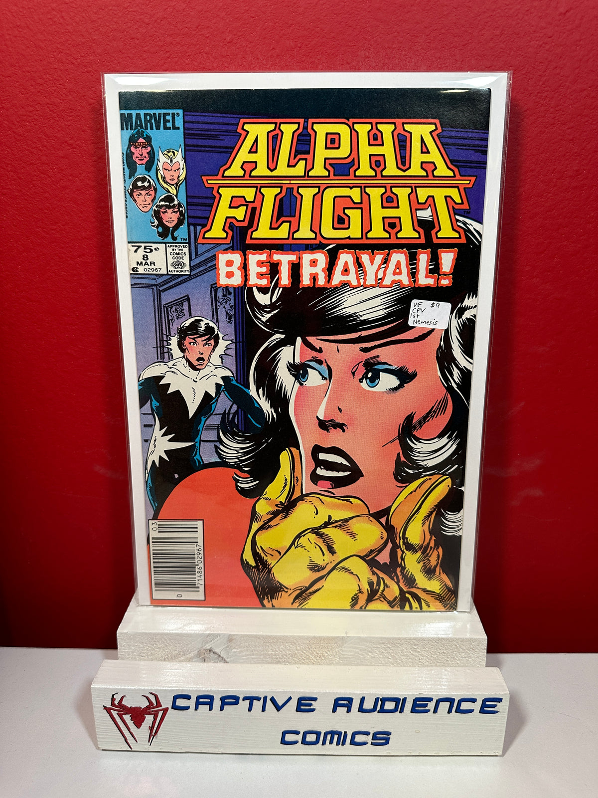 Alpha Flight, Vol. 1 #8 - CPV - 1st Nemesis - VF — Captive Audience Comics