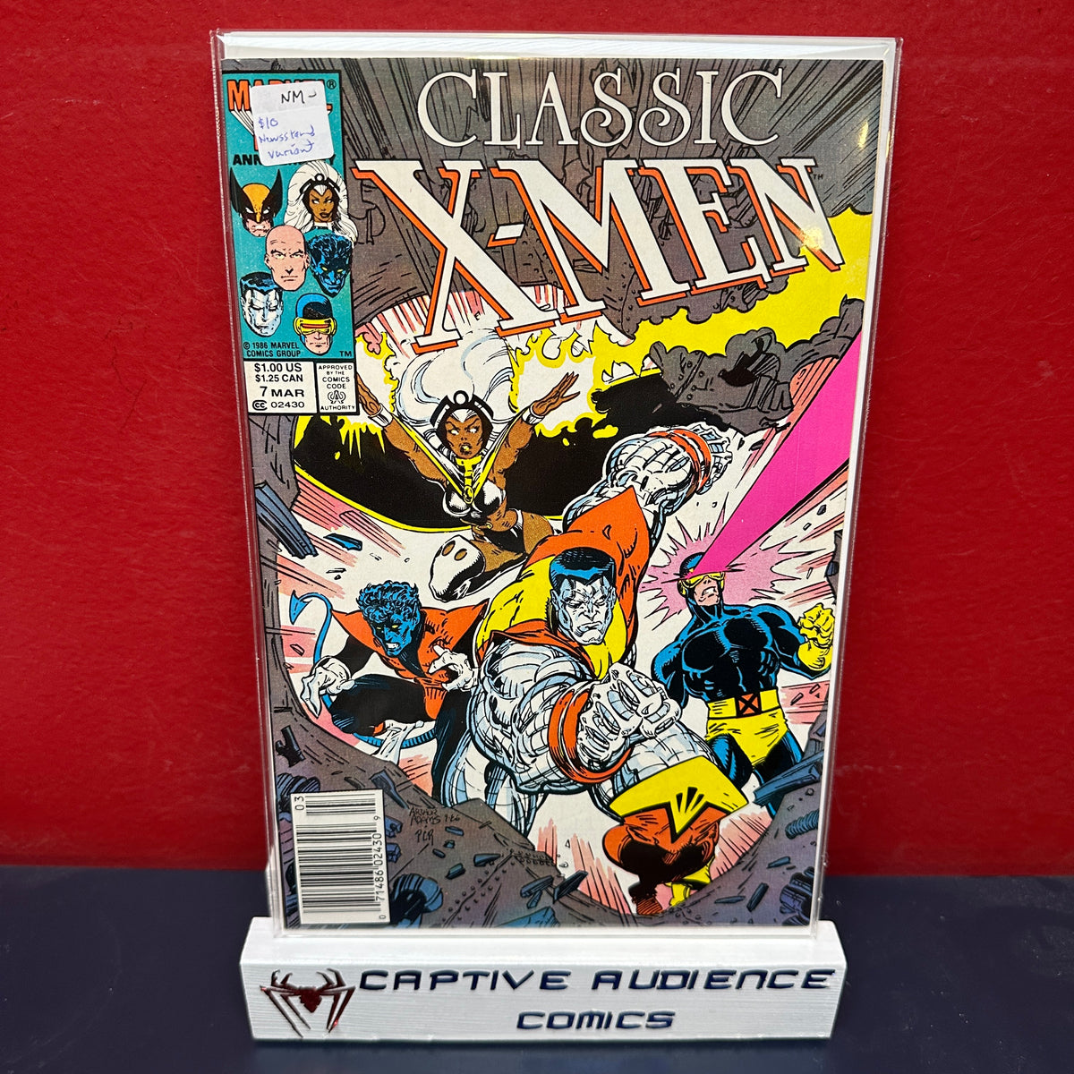 X-Men Classic #7 - Newsstand Variant - NM- — Captive Audience Comics