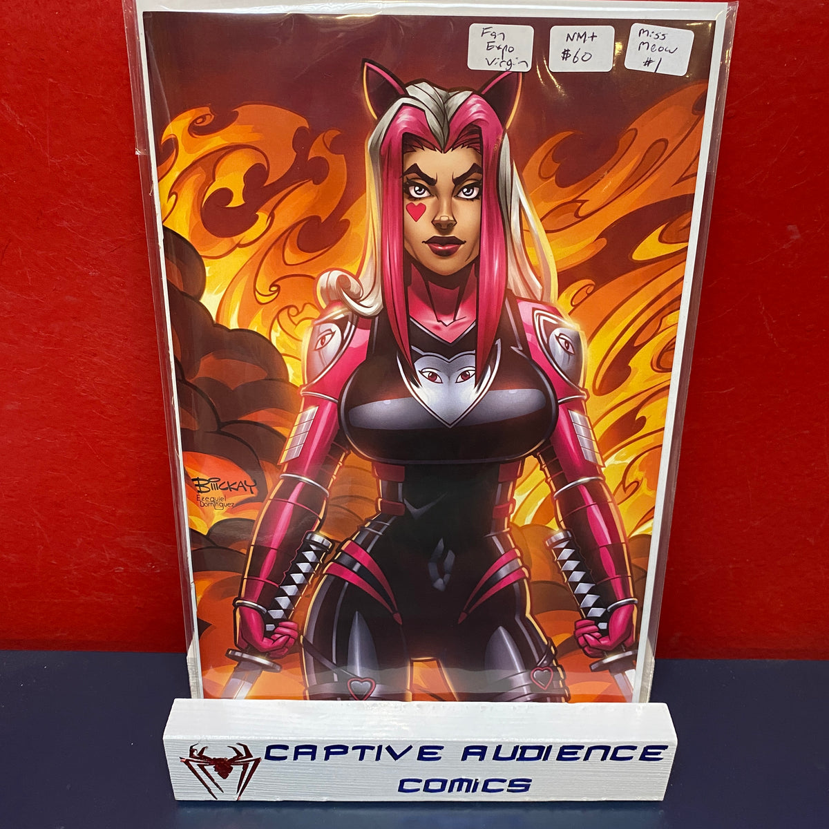 Miss Meow #1 - Fan Expo Virgin Variant - NM+ — Captive Audience Comics